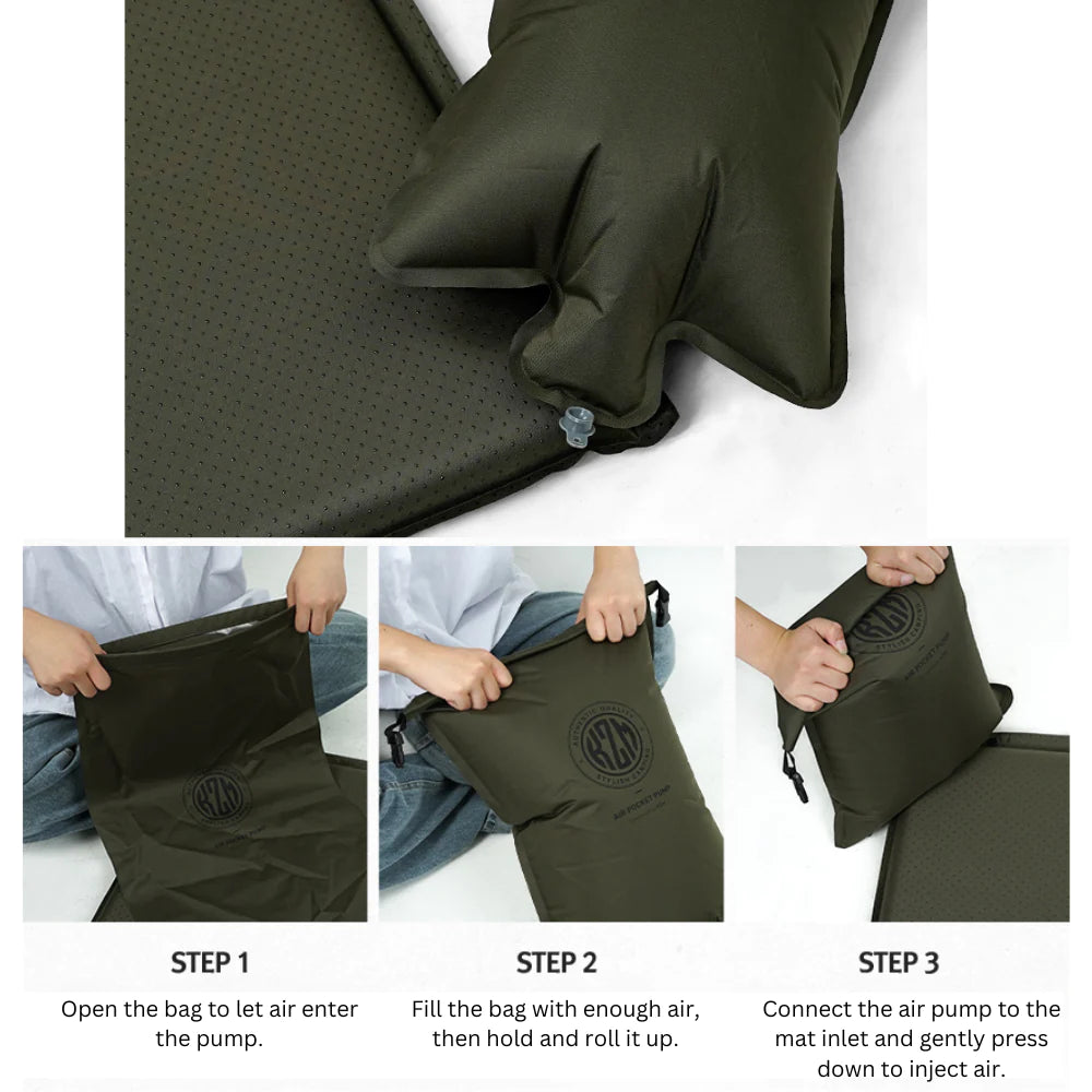 KZM Field Air Tube Mat (Super Single / Double) – K2 Adventure